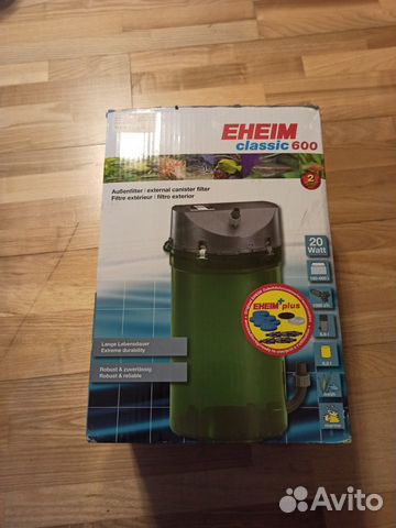 Внешний аквариумный фильтр Eheim Classic 600