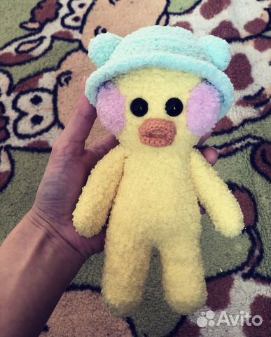 Утка лалафанфан вязаная