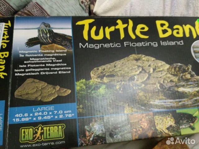 Берег островок для красноухих черепах