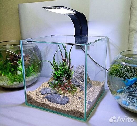 Куб с LED светильником под ключ