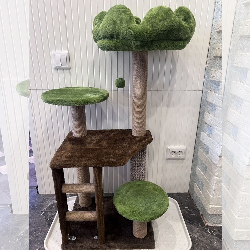 Комплекс когтеточка для кошек новый