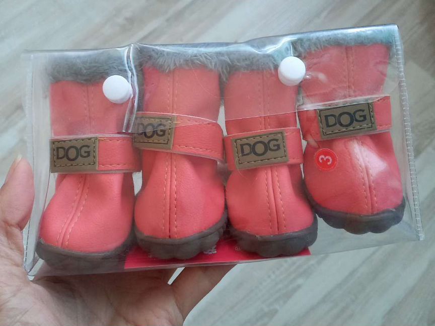 Сапожки для собачки (Новые)