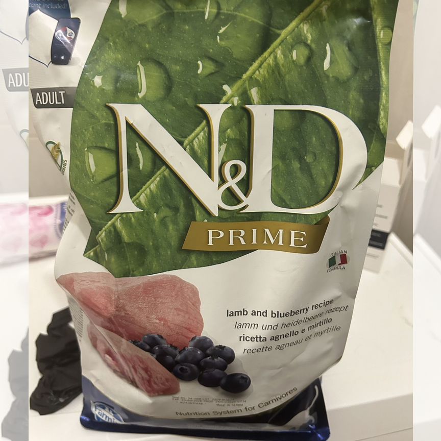 Корм для кошек farmina nd ягненок и черника