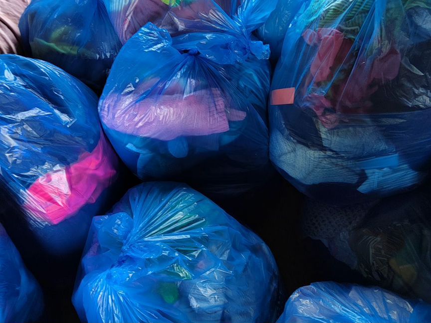 Ветош и вещи. цена 1 мешка