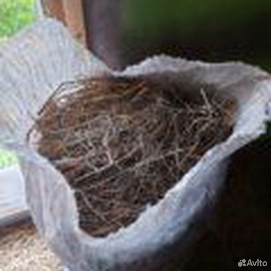 Сено в мешках