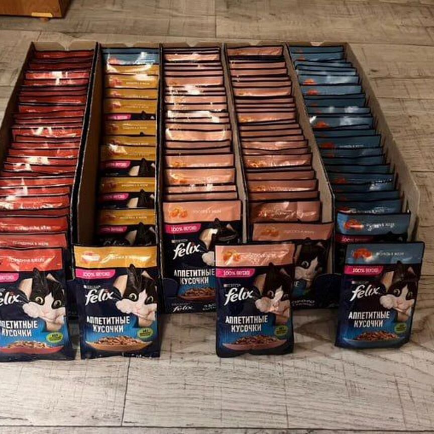 Корм для кошек феликс