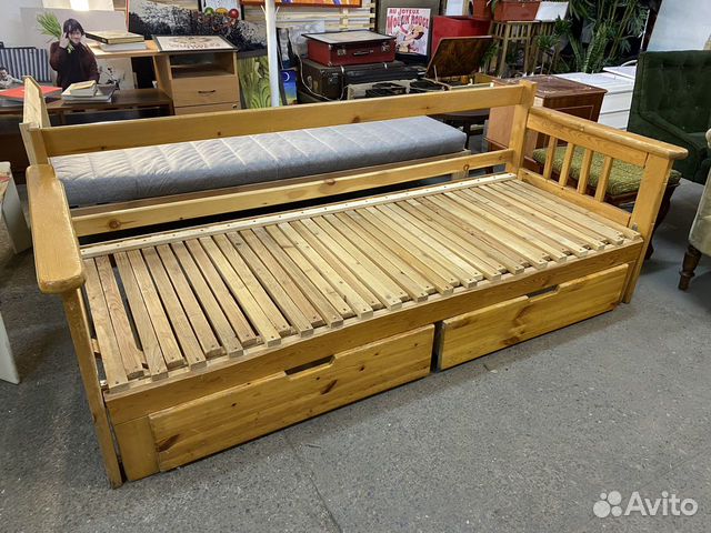 Финская кровать кушетка раздвижная с ящиками диван купить в Санкт ...