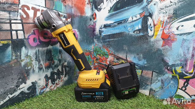 Аккумуляторная болгарка Skytools 4.0 ач х 2 SK126 купить в Москве | Товары для дома и дачи | Авито