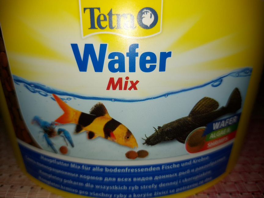 Корм для донных рыб, креветок