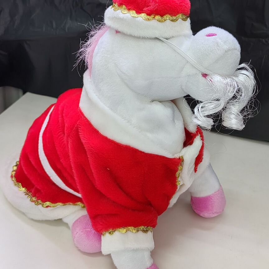 Костюм деда мороза для животных