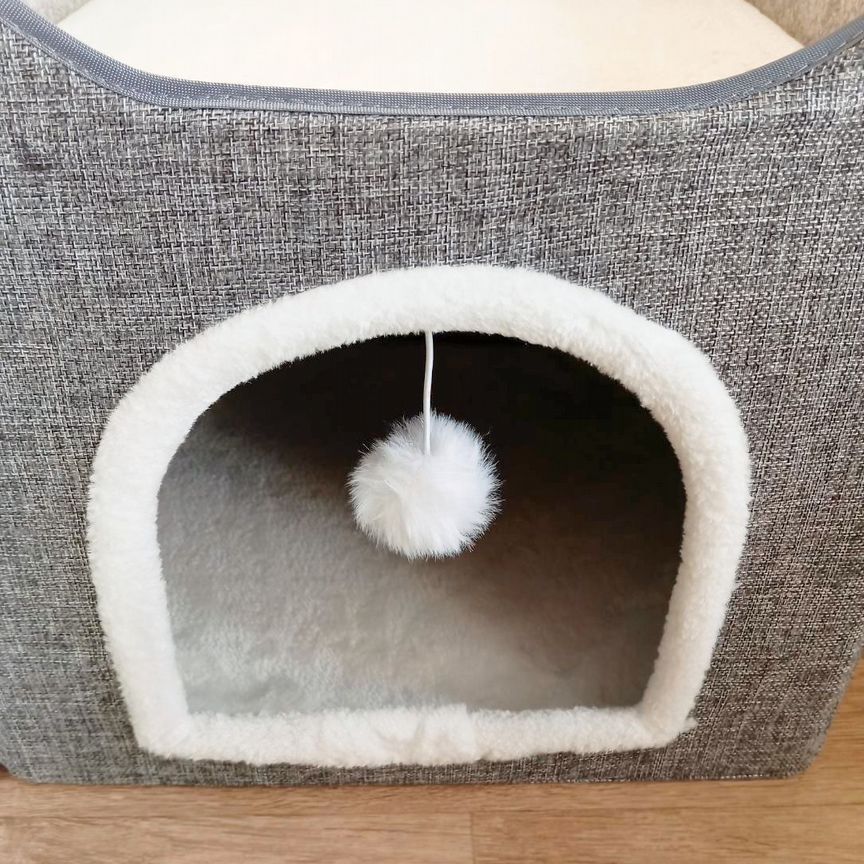 Домик для кошки с когтеточкой