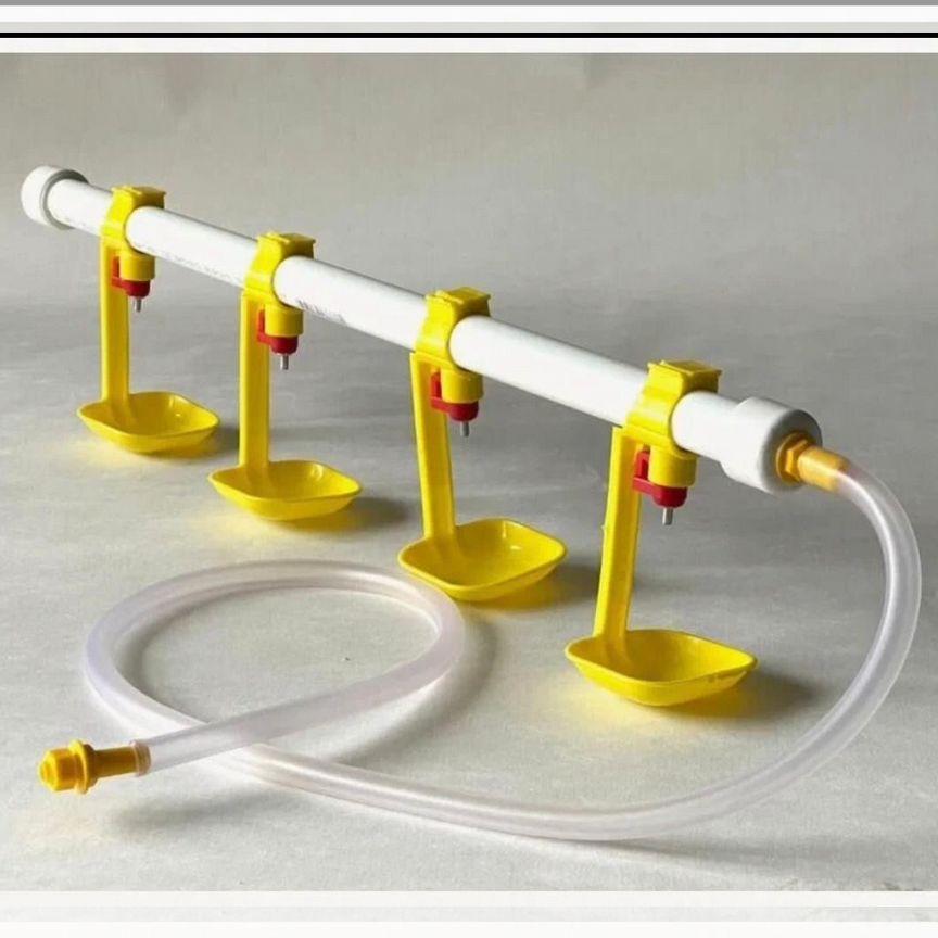 Поилки ниппельные с каплеуловителем