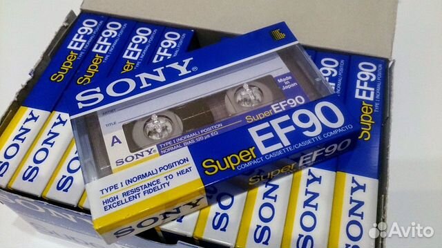 Аудиокассеты sony super EF90. japan купить в Екатеринбурге ...