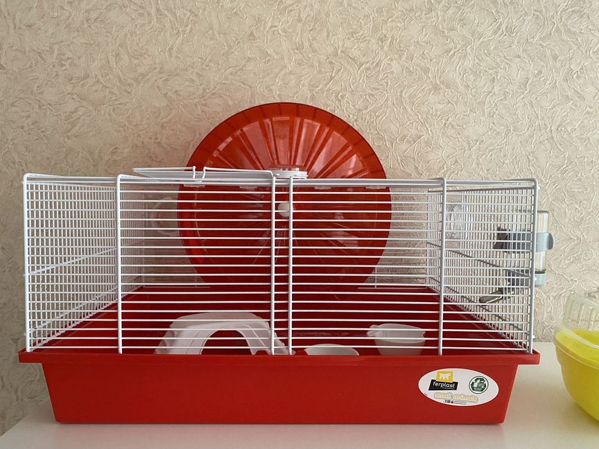 Большая клетка Ferplast, переноска в подарок