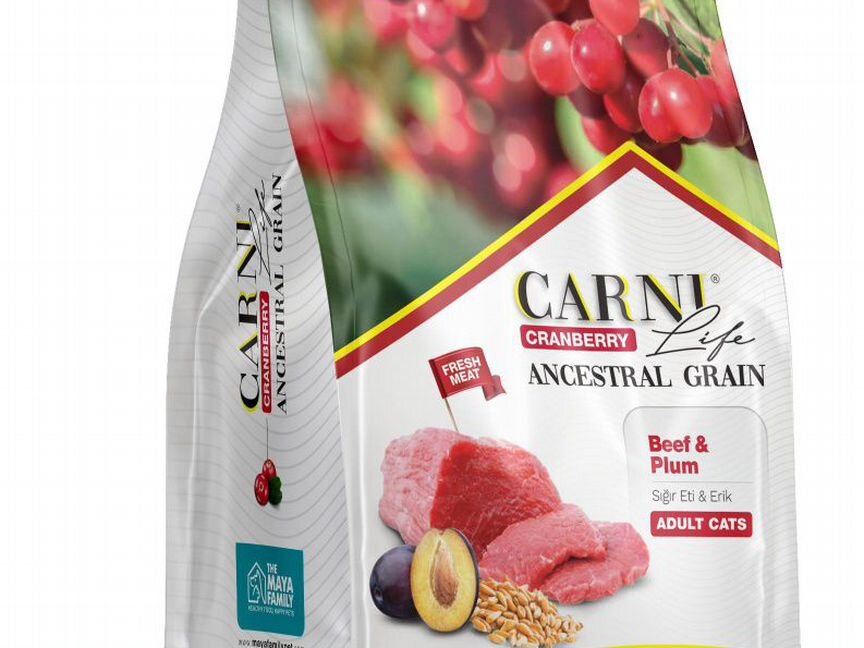 Сухой корм для кошек carni life Adult Говядина