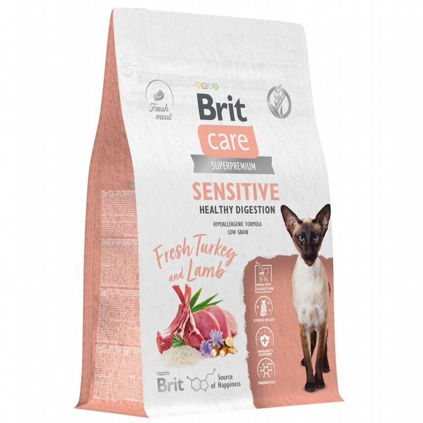 Сухой корм Brit Care Sensitive для кошек