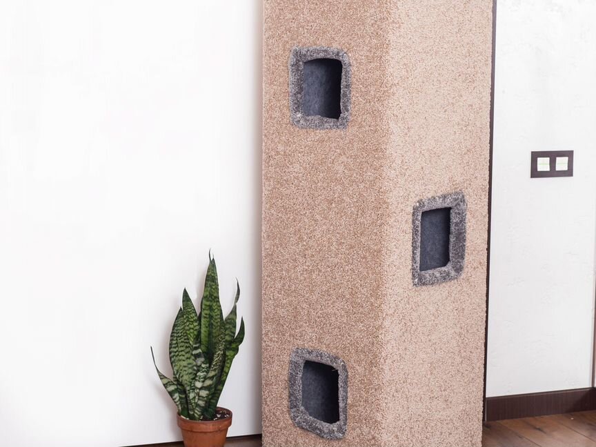 Когтеточка, комплекс для кошек, домик