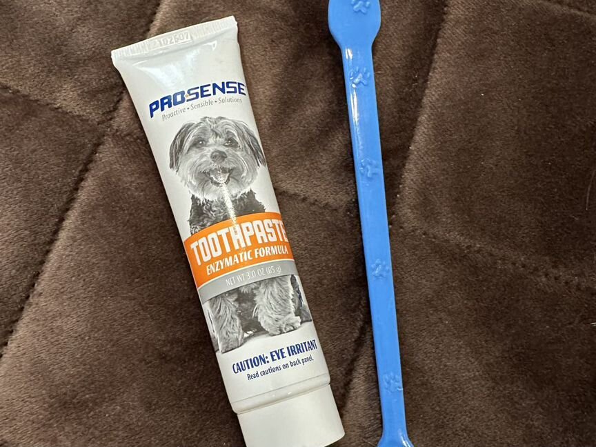 Зубной набор для собак обмен