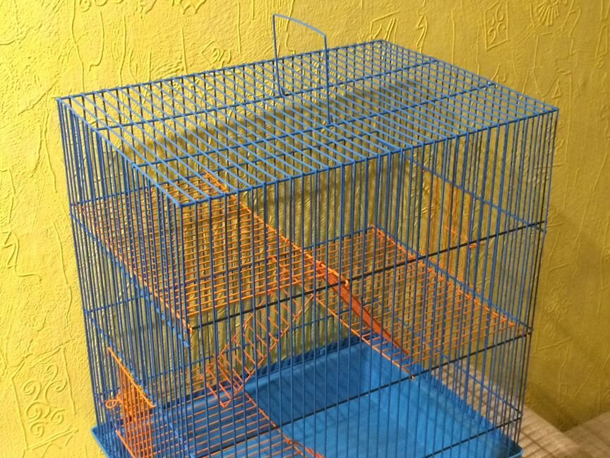 Большая четырехэтажная клетка Premium для животных