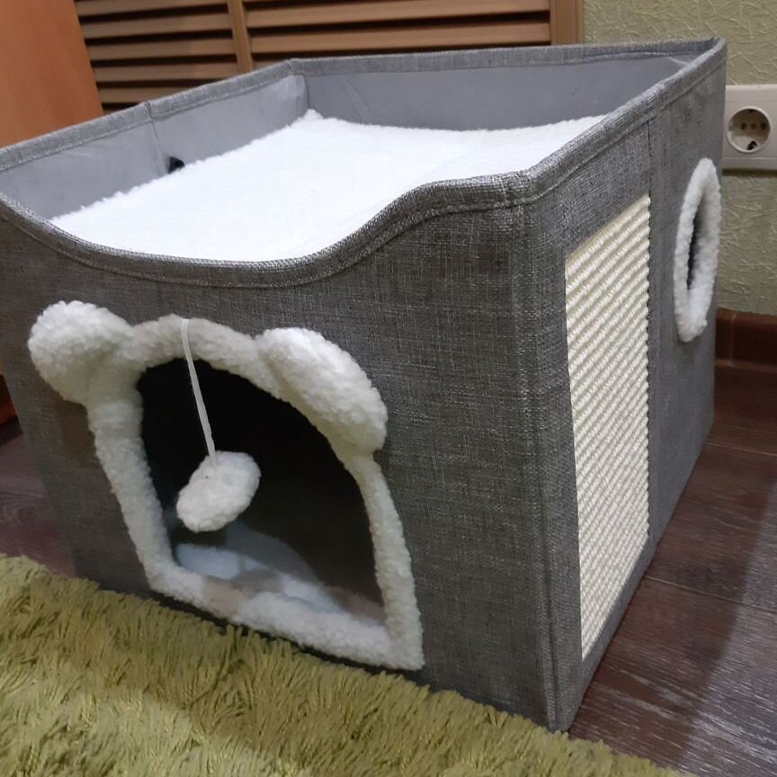 Домик для кошки с когтеточкой