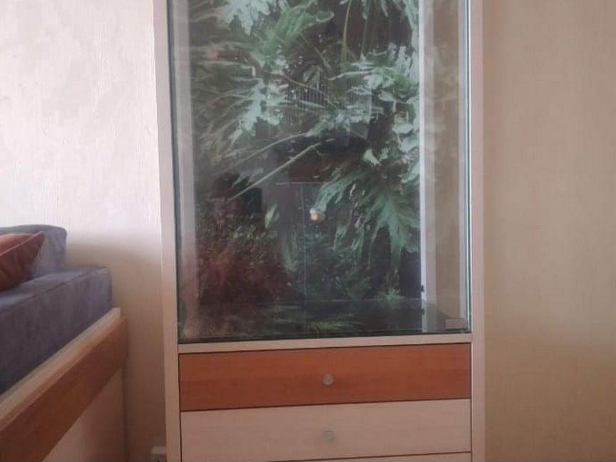 Клетка вольер для птиц с ящиками