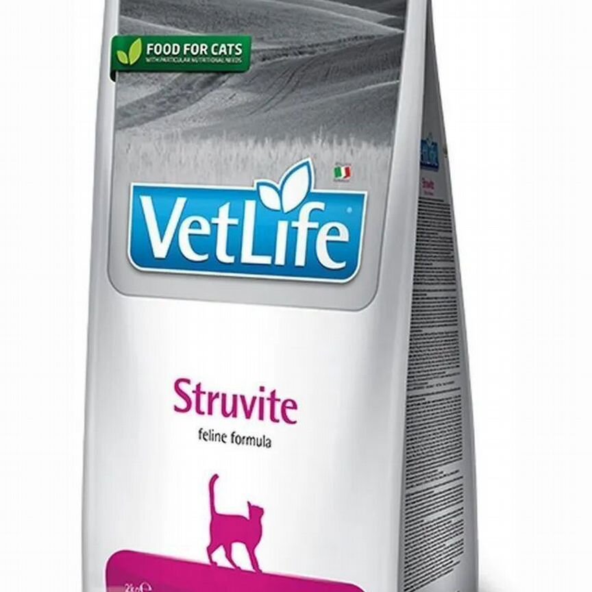 Сухой корм Farmina Vet Life Cat Struvite, 2 кг