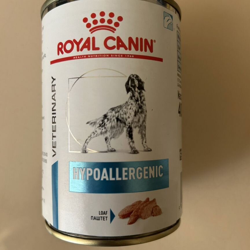 Royal canin для собак гипоаллергенный влажный