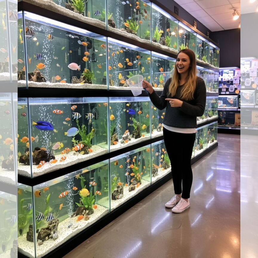 Живая и здоровая рыба для аквариума