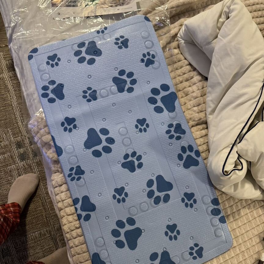 Коврик для животных подстилка в ванну 37*70 см