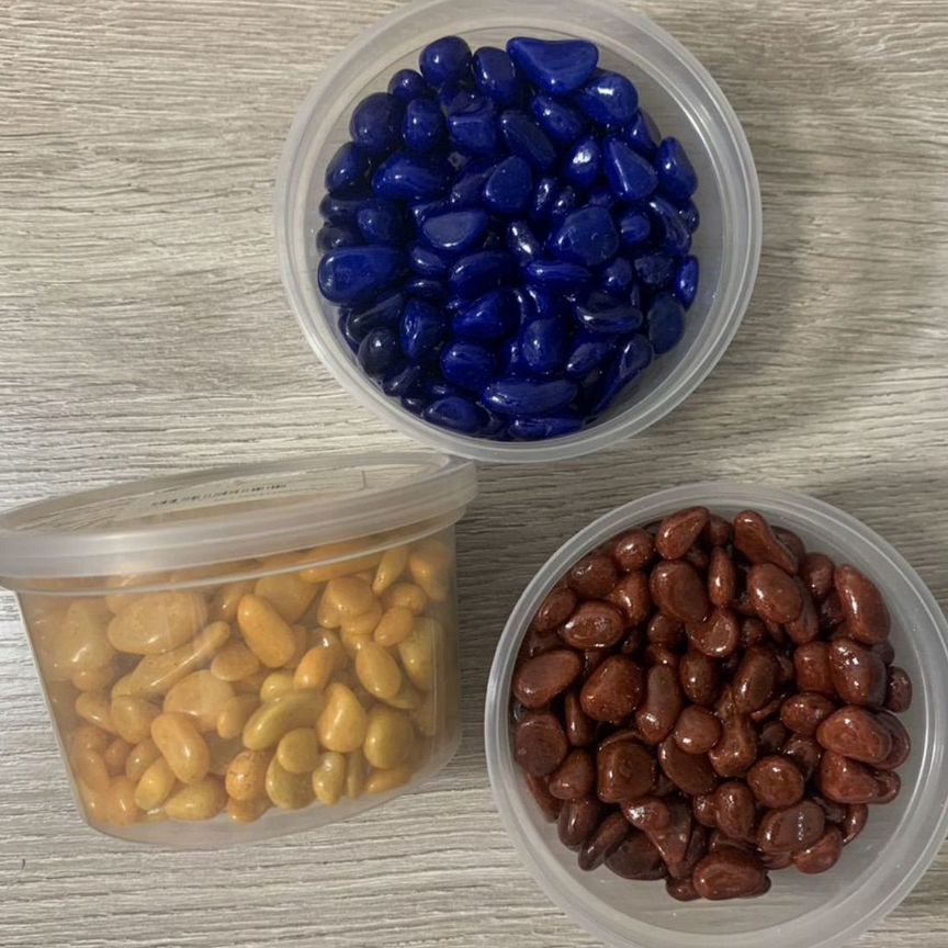 Декоративная галька камни для цветов аквариума