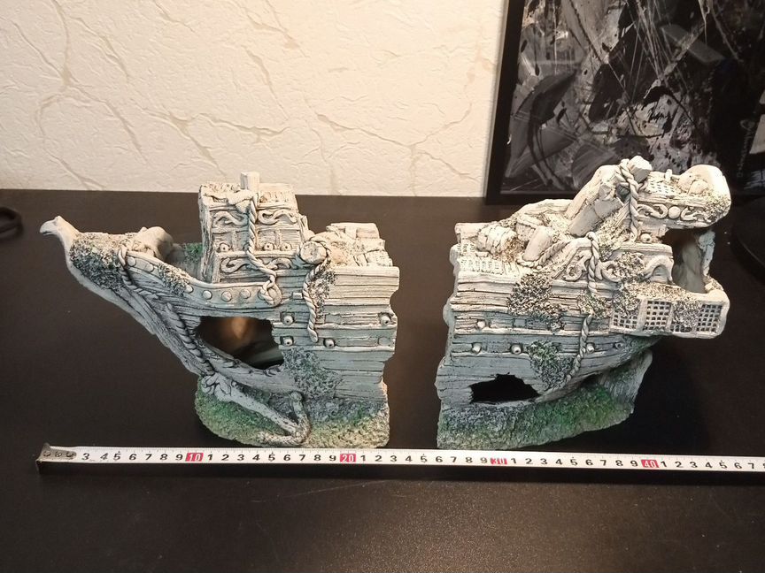 Корабль череп замок коряга трубка для нереста