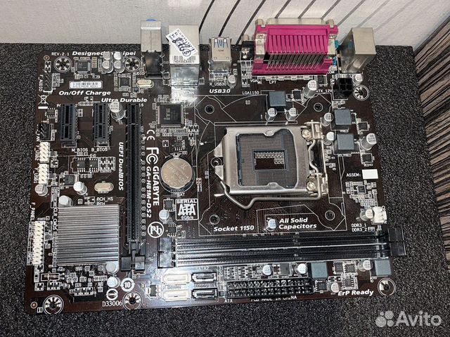 Материнская плата gigabyte GA-H81M-DS2 купить в Москве | Электроника ...