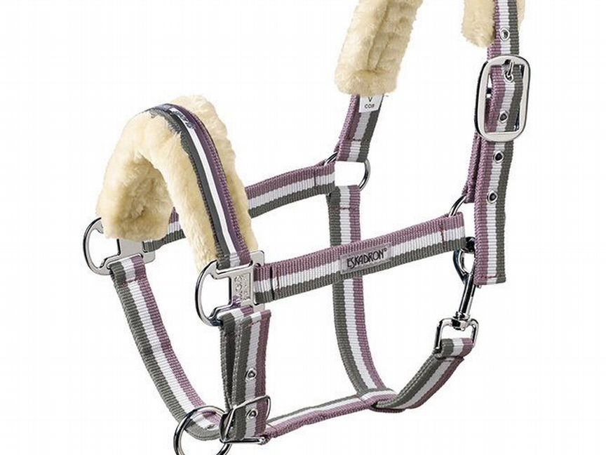 Меховой недоуздок Eskadron и чембур