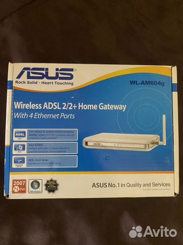 Wi-Fi роутер asus WL-AM604g новый купить в Москве | Электроника | Авито