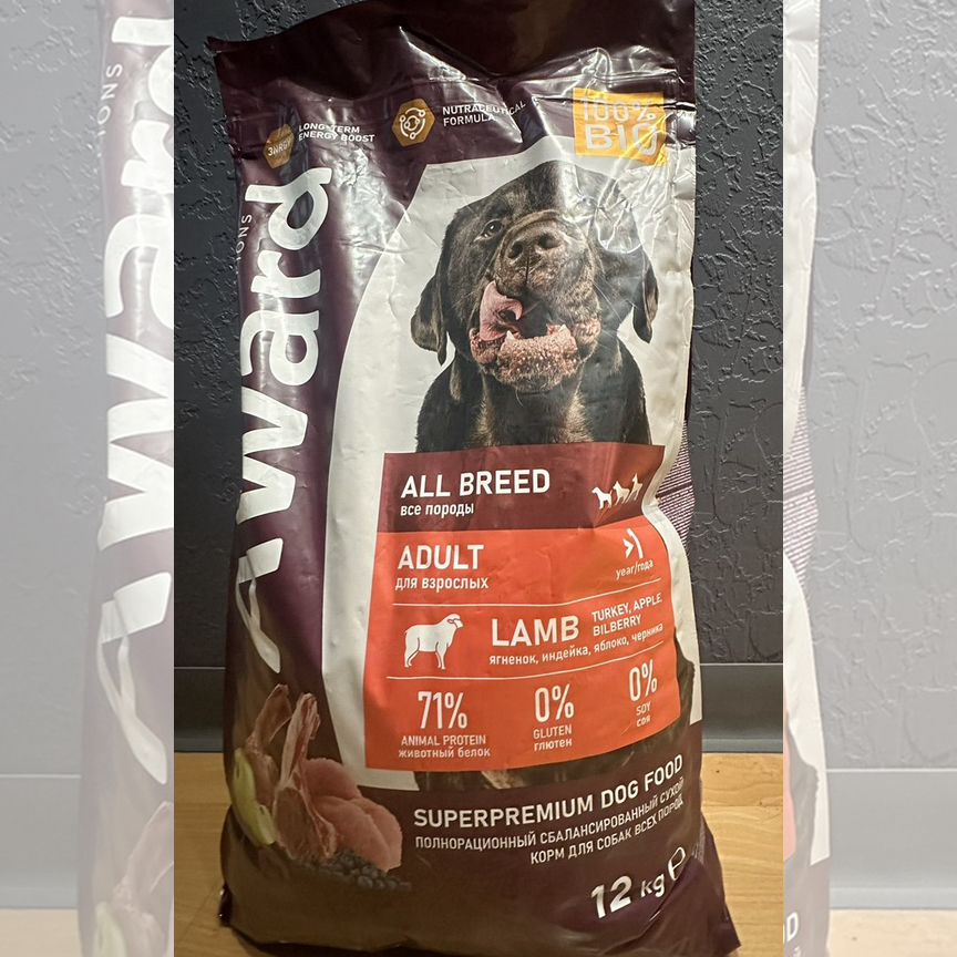 Корм для собак Award Lamb 12 кг