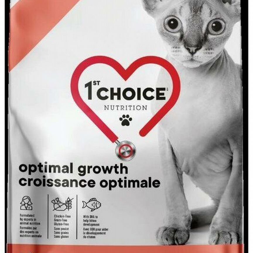 Сухой корм для котят 1st Choice 1,8кг