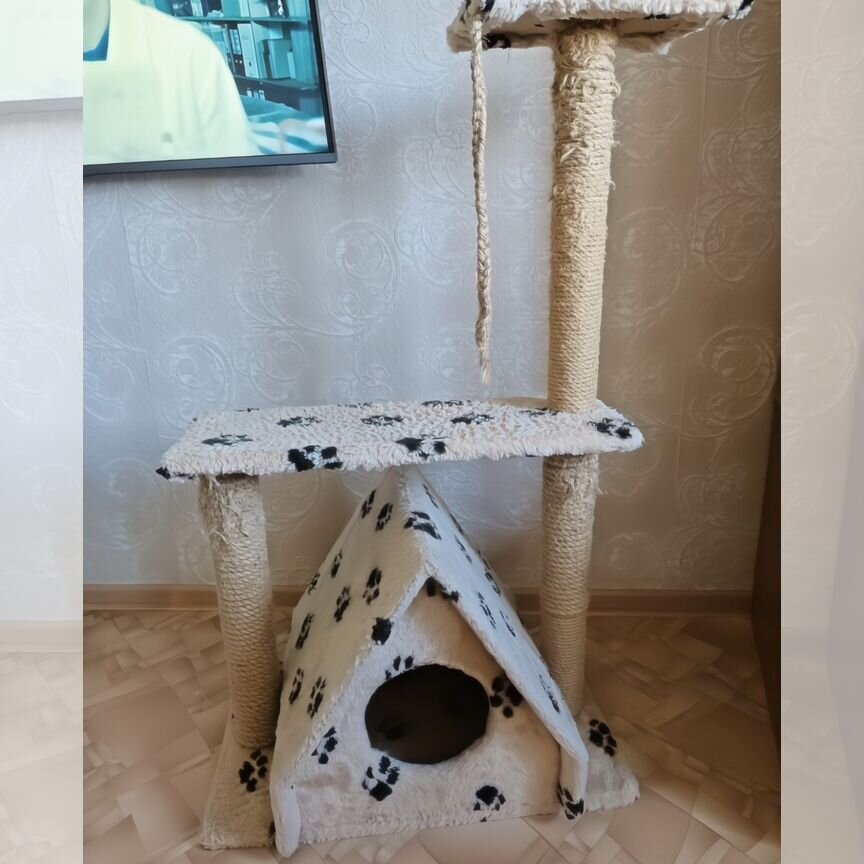 Когтеточка с домиком бу