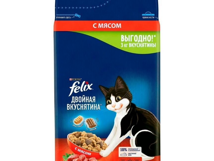 Felix сухой корм 3кг