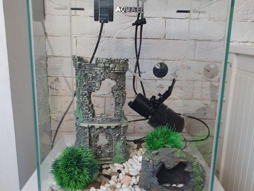 Aквариум aquael 30 литров чёрный