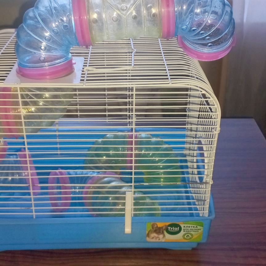 Клетка с тунелем