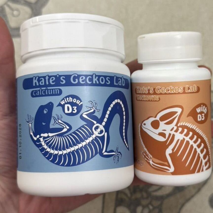 Витамины и кальций для рептилий Kate's geckos lab
