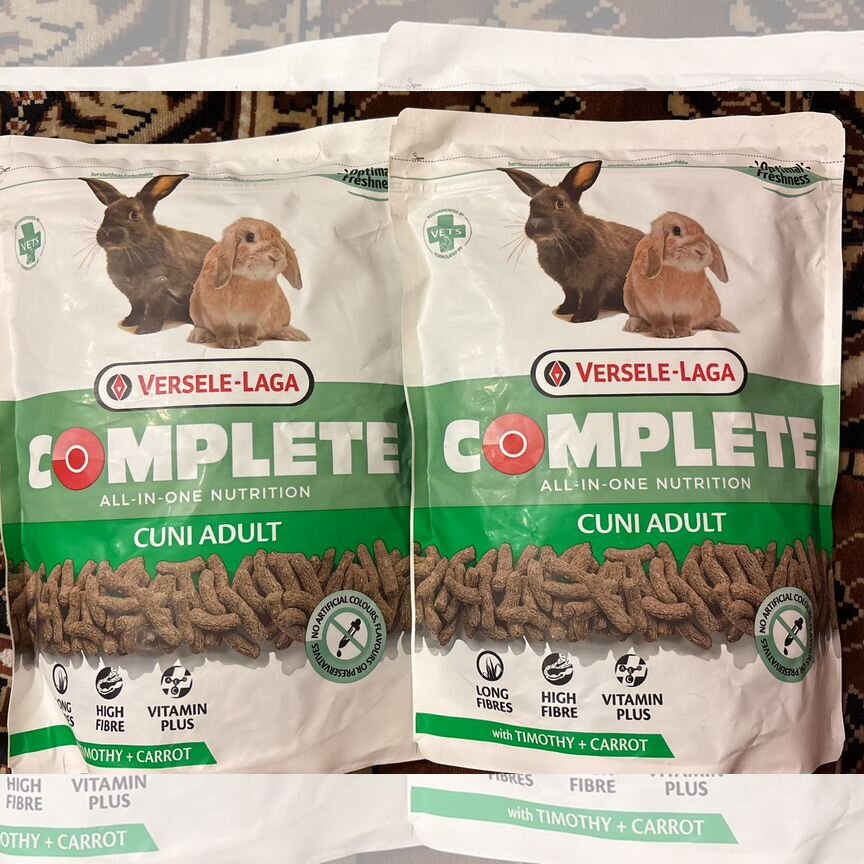 Корм для кроликов versele-laga complete cuni adult