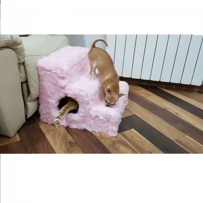 Прикроватные ступеньки для мелких пород собак