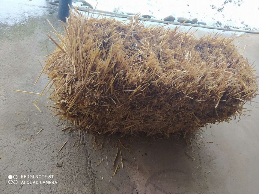 Солома в тюках