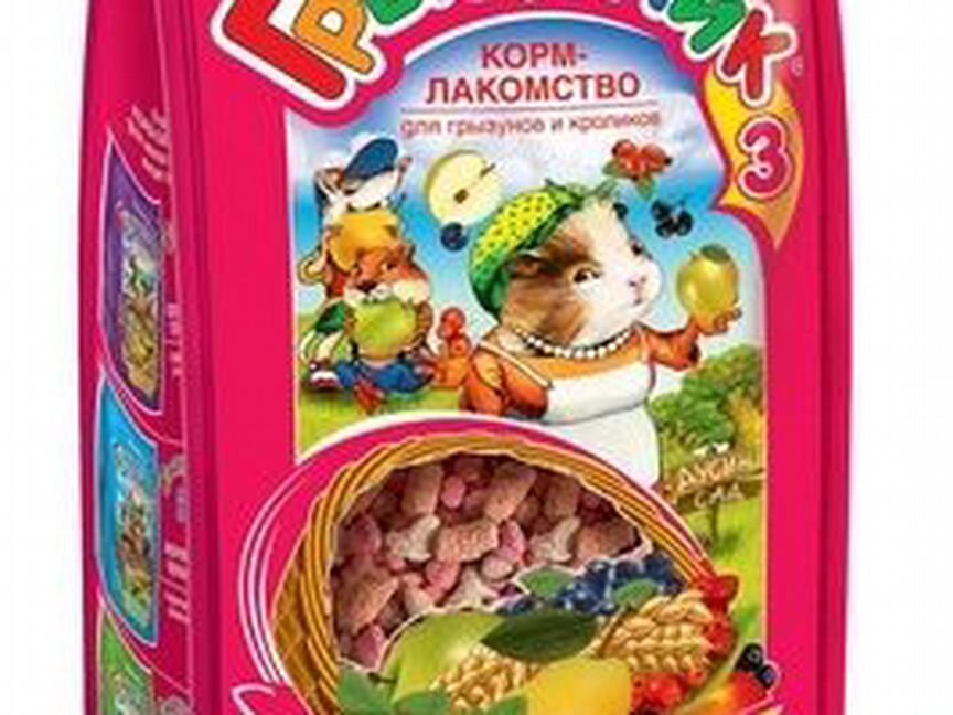 Зоомир Корм-лакомство для грызунов и кроликов Грыз