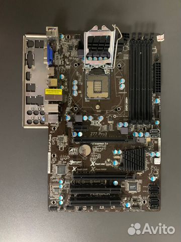 Материнская плата ASRock Z77 Pro3 купить в Москве | Электроника | Авито