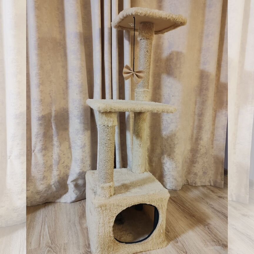 Домик для котов с когтеточкой