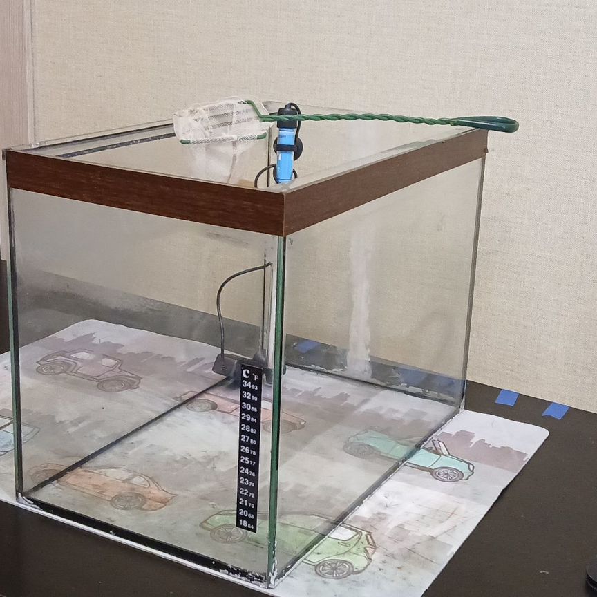 Аквариум   подсветка   садок