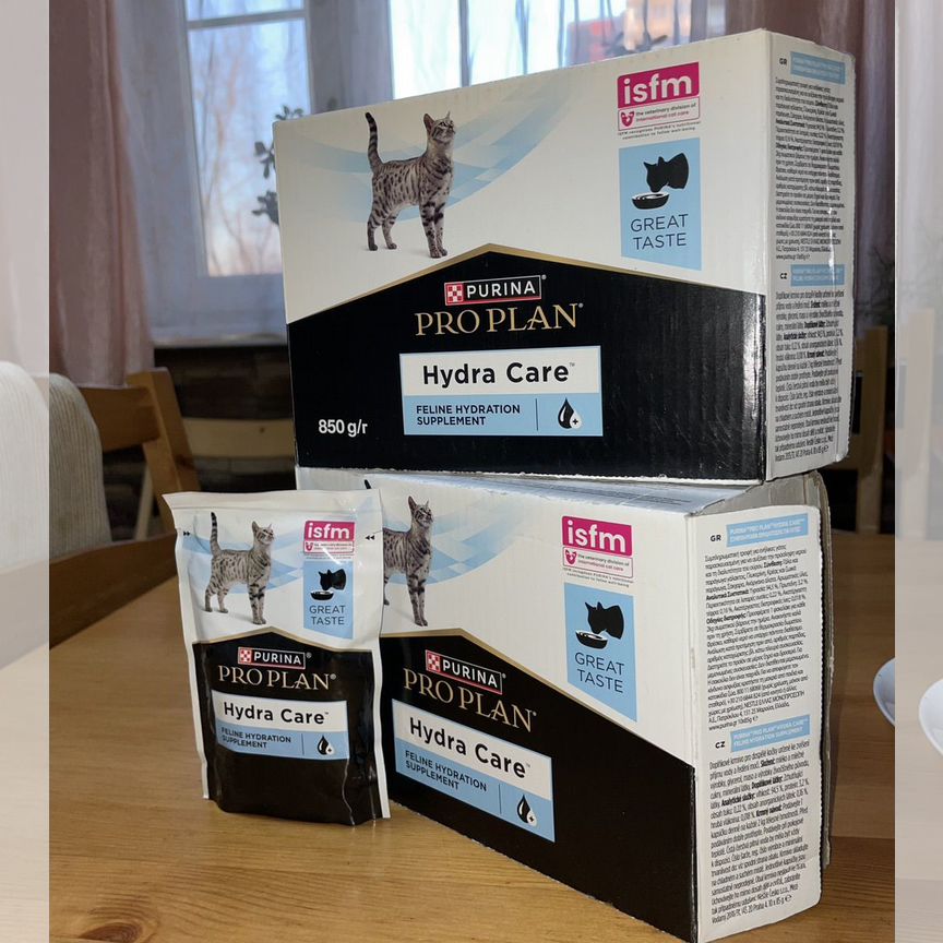 Корм для кошек proplan hydra care
