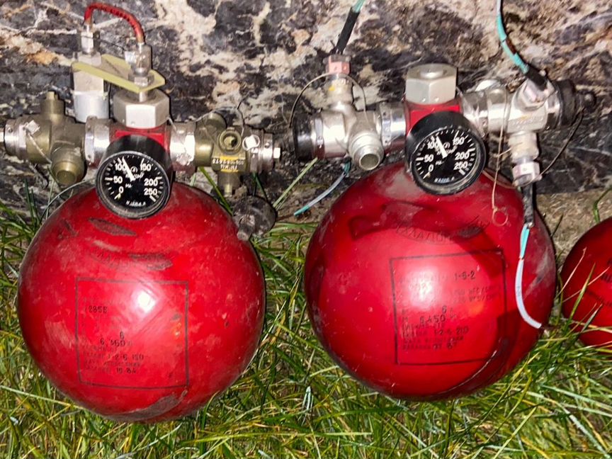 Вывезу баллоны Пожарные огнетушители убш убц